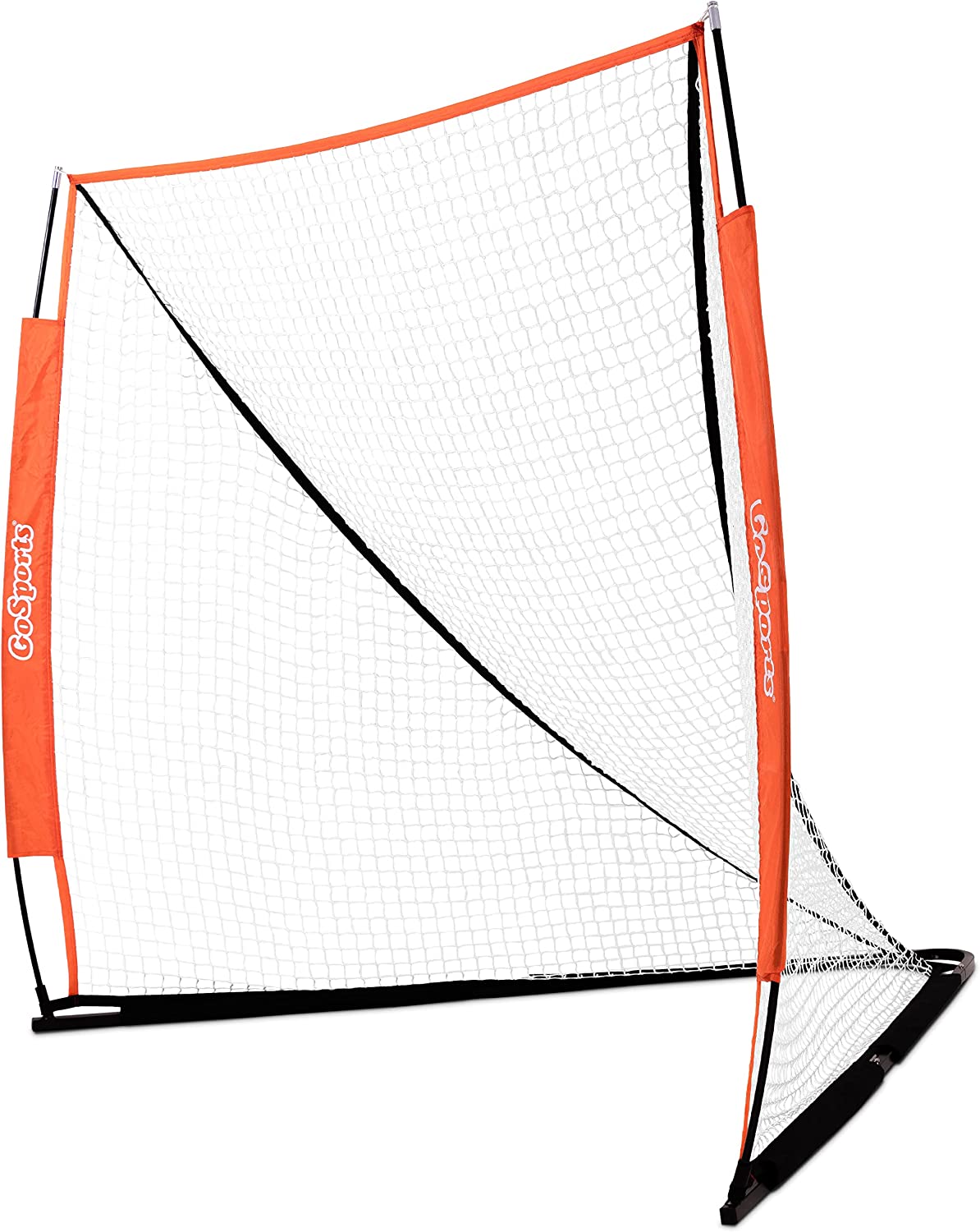 Heavy-Duty Lacrosse Backstop Net With Stable Steel Frame