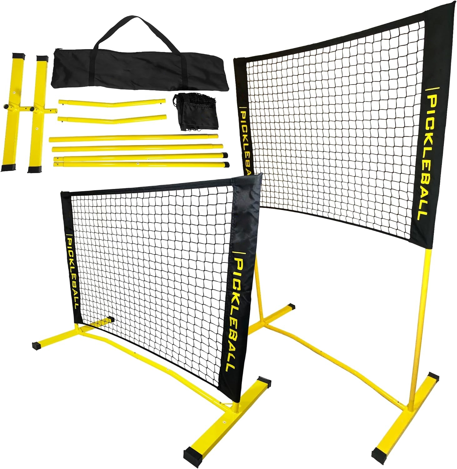 Pickleball Rebounder Net With Correct Leg Assembly Guide